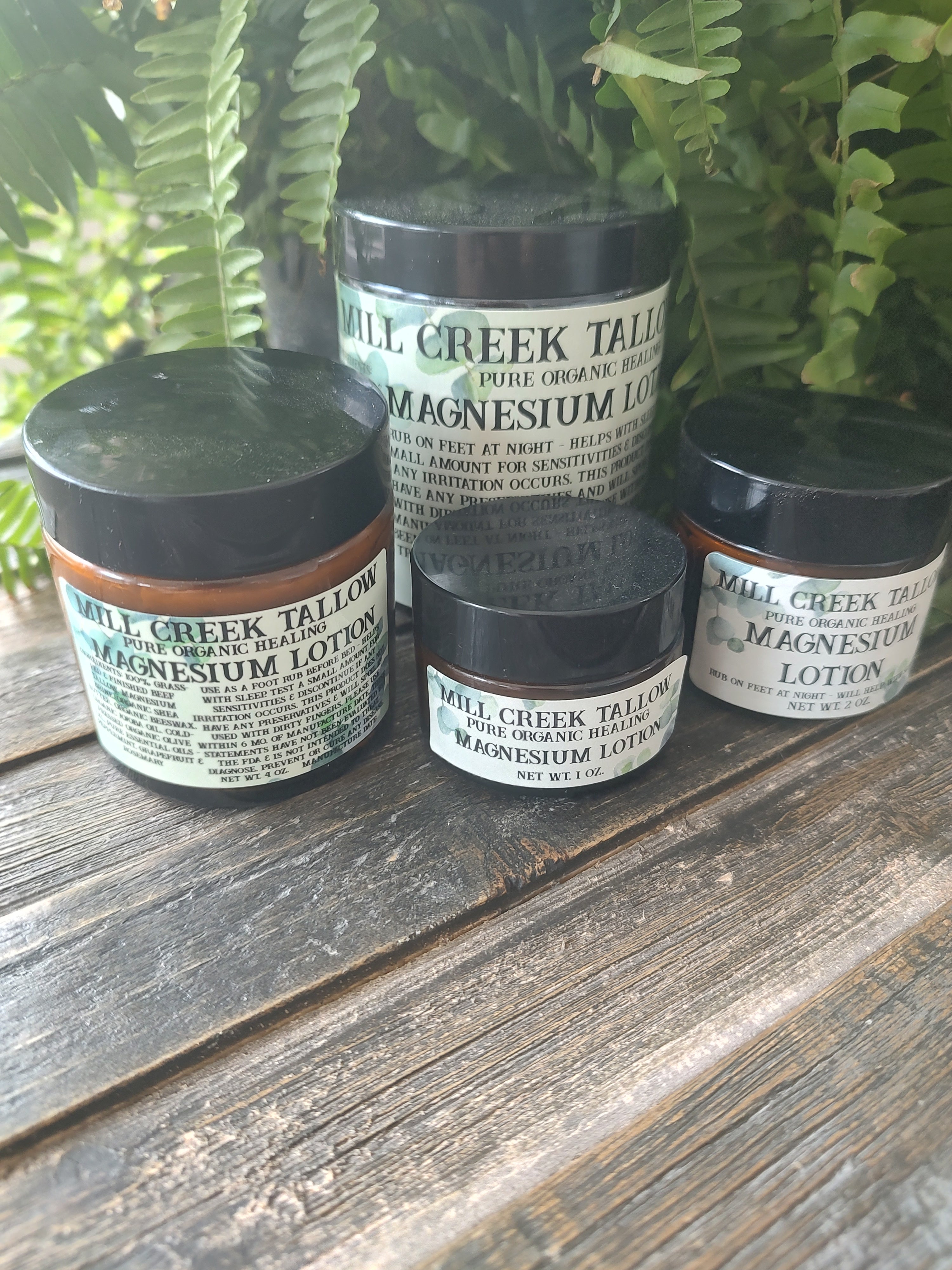 Magnesium Tallow Lotion – Mill Creek Tallow